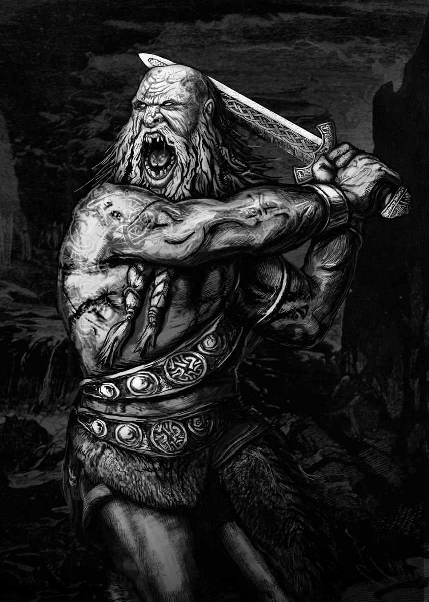 'Surtr' Poster by Marianne Larsen | Displate