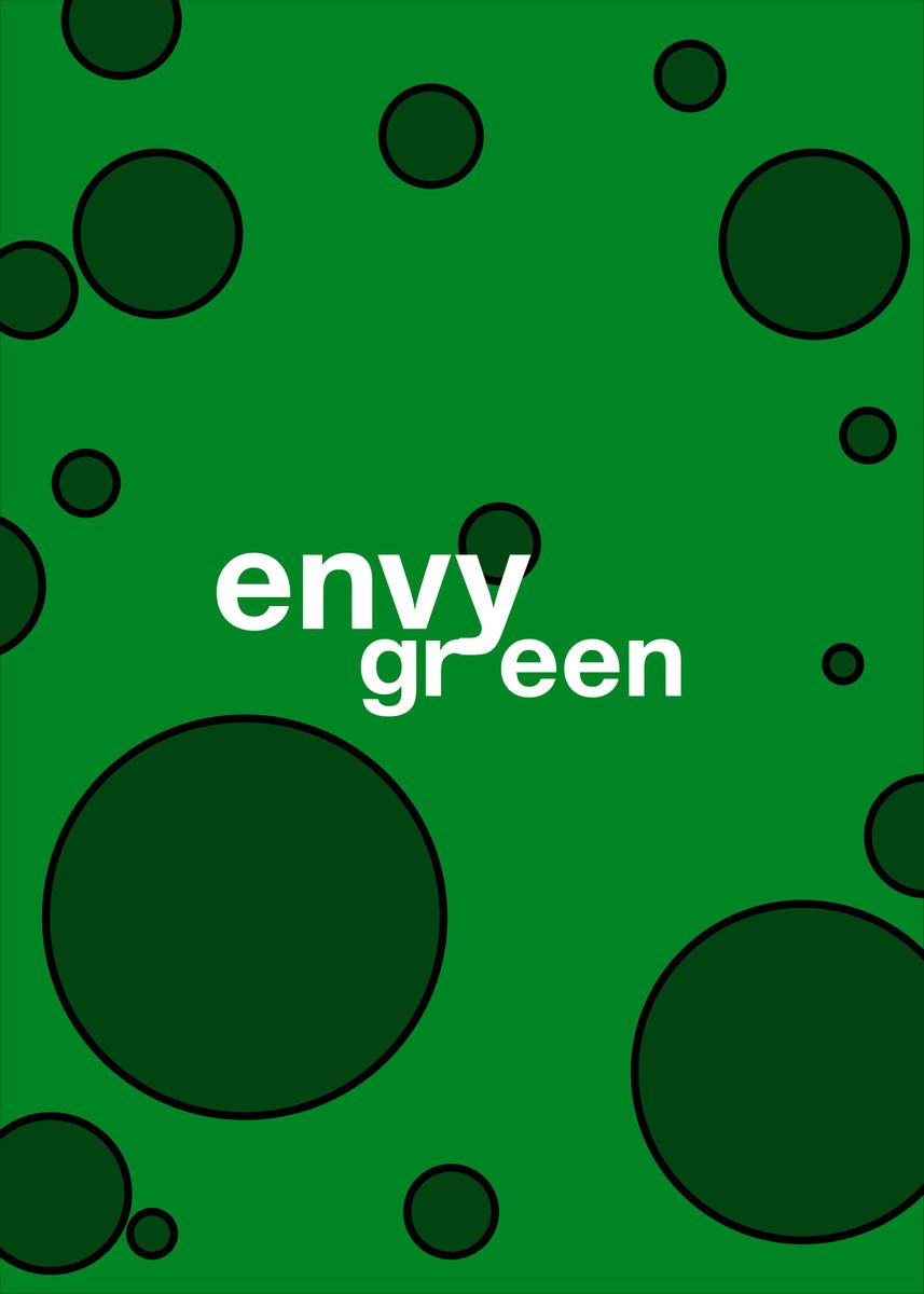 'Envy Green' Poster by Konstantinos Doukakis | Displate