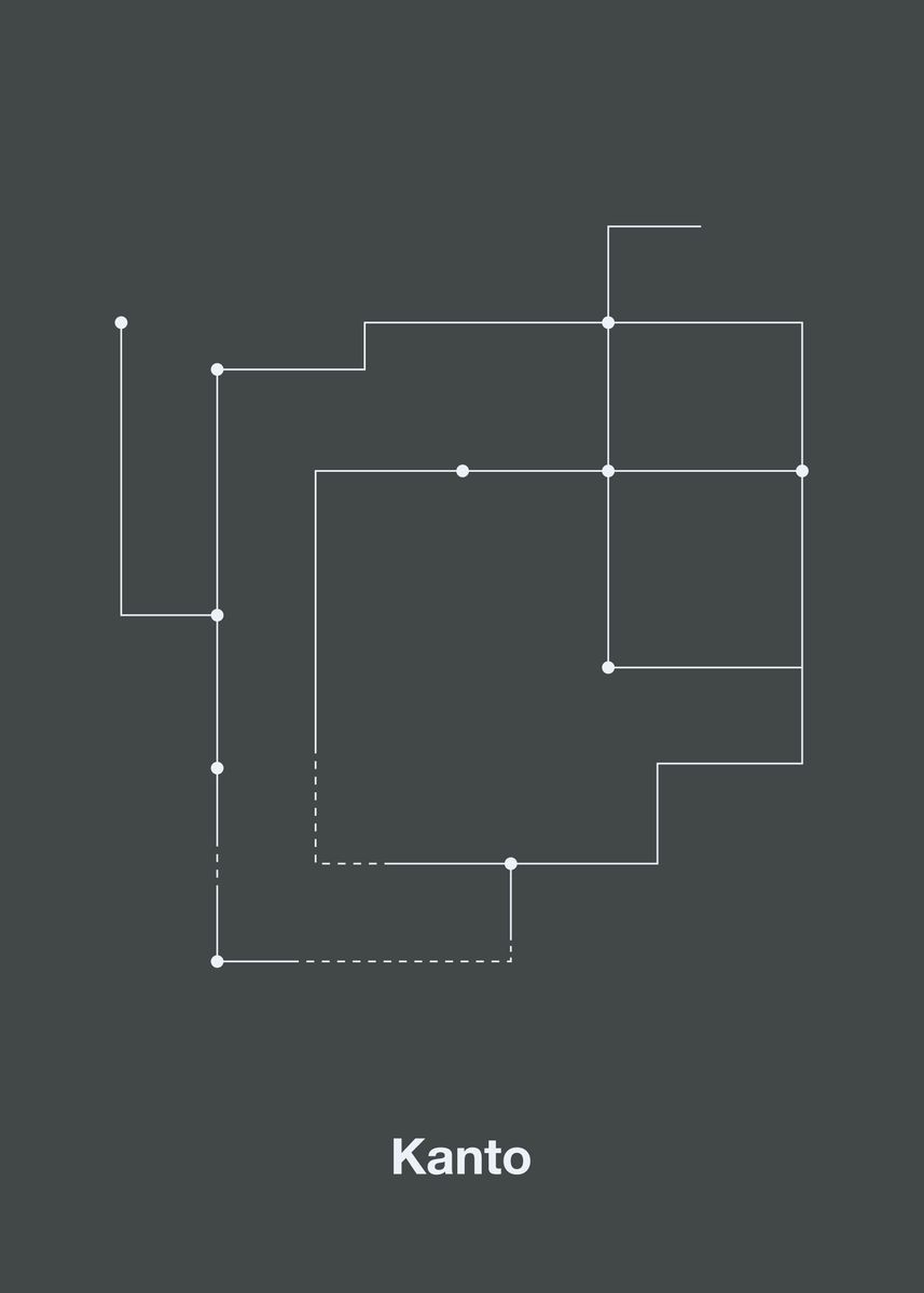 'KANTO CITY METRO' Poster, picture, metal print, paint by marco negrao ...