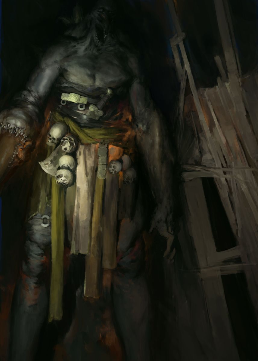 'Fiend' Poster, picture, metal print, paint by Igor Sid | Displate