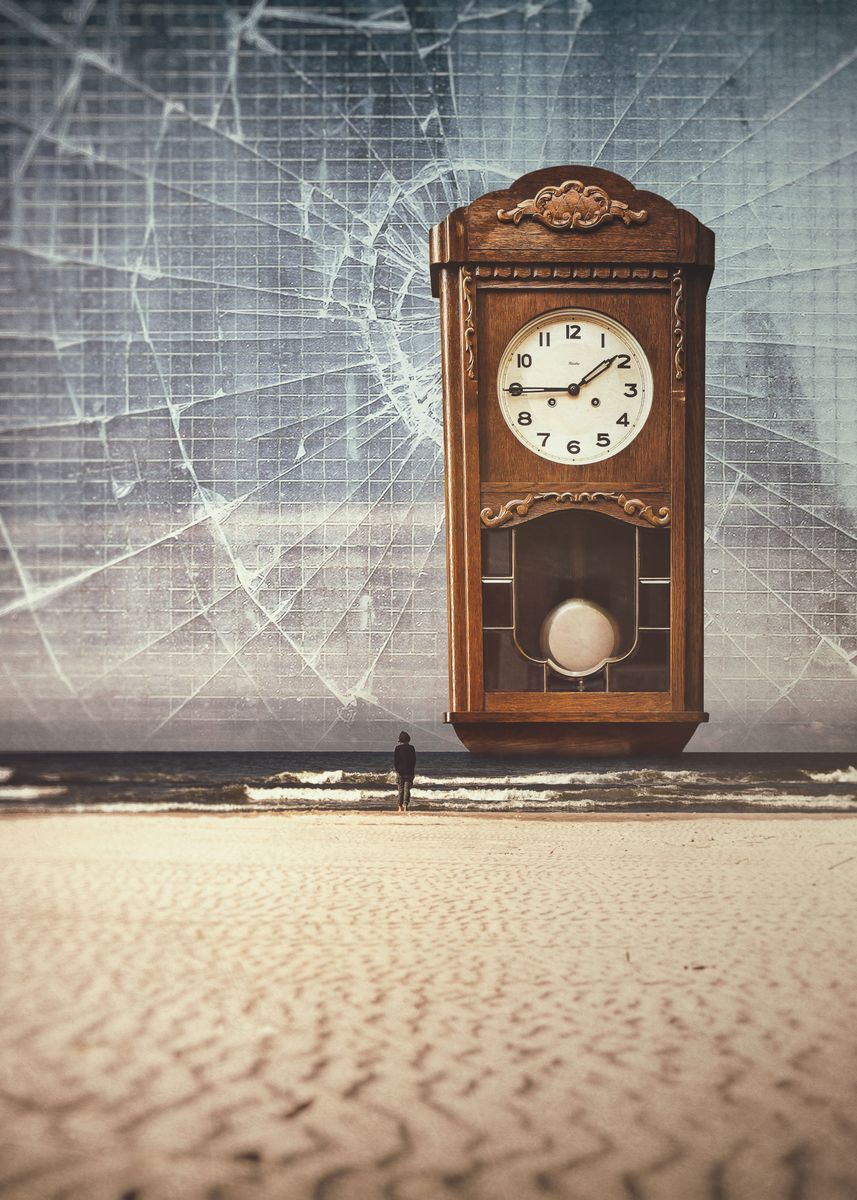 'Broken time' Poster by Tomasz Zaczeniuk | Displate