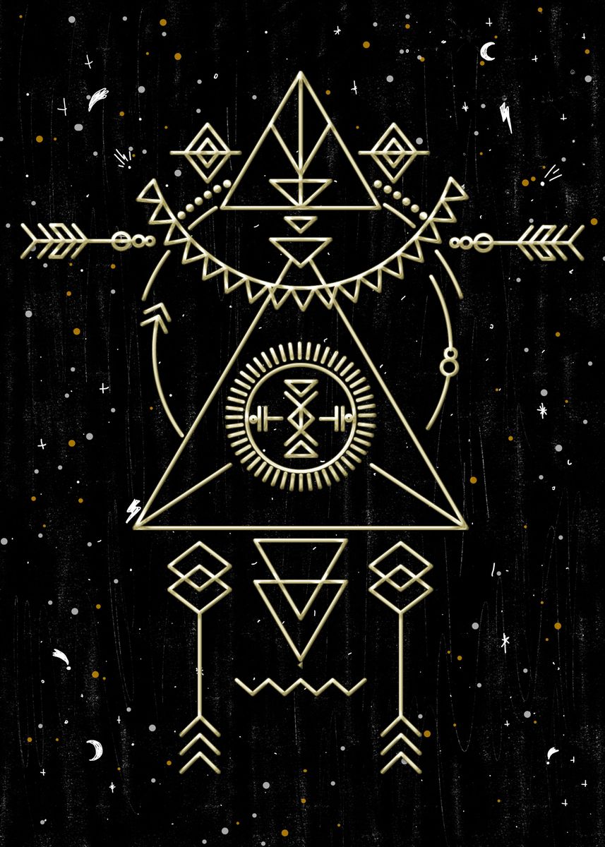 'Inner Self' Poster, picture, metal print, paint by Lucia Schwarzgruber ...