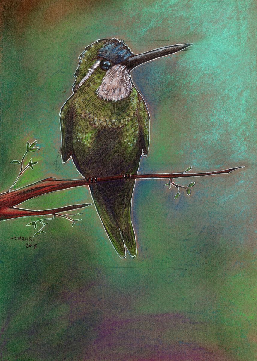 'Mockingbird' Poster, picture, metal print, paint by Jonathan Mariño ...