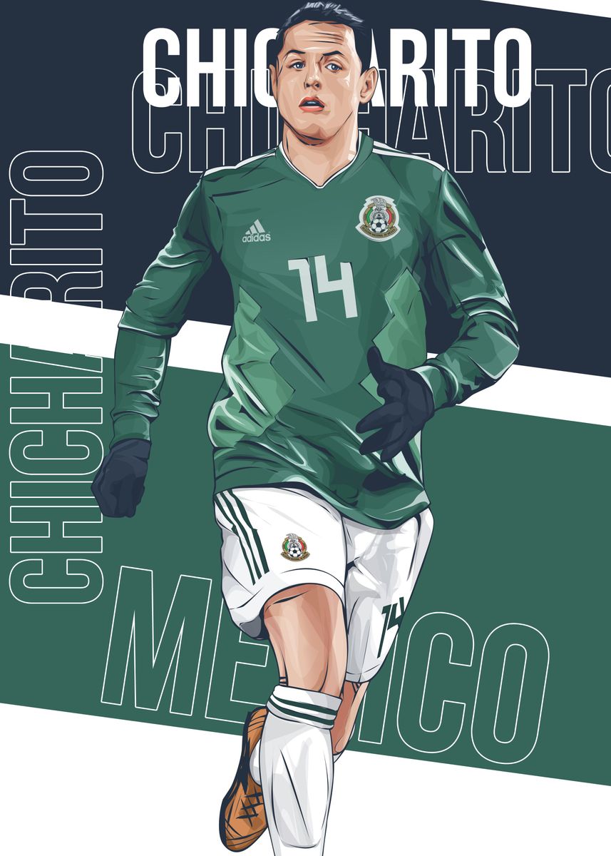 'Chicarito Vector Art' Poster, picture, metal print, paint by Asep ...