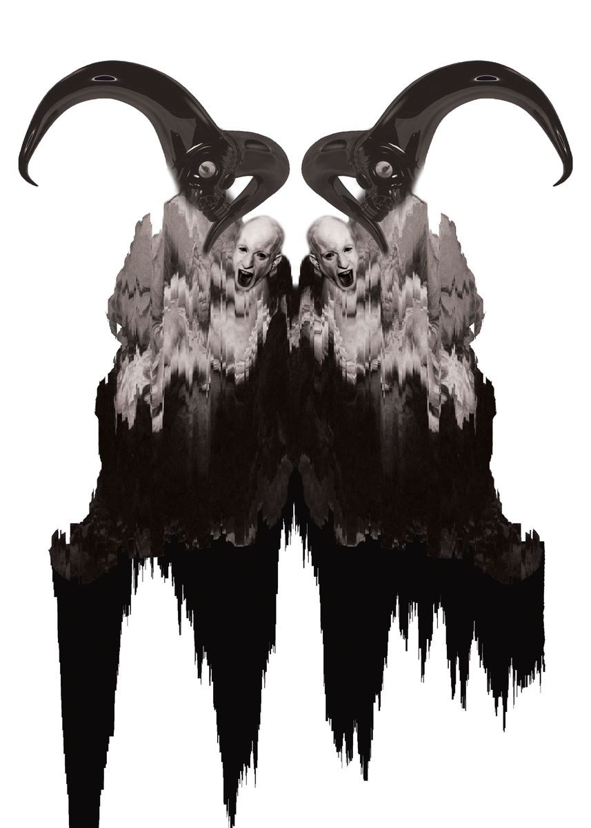 'Abyzou Demon' Poster, picture, metal print, paint by Anna Pester ...