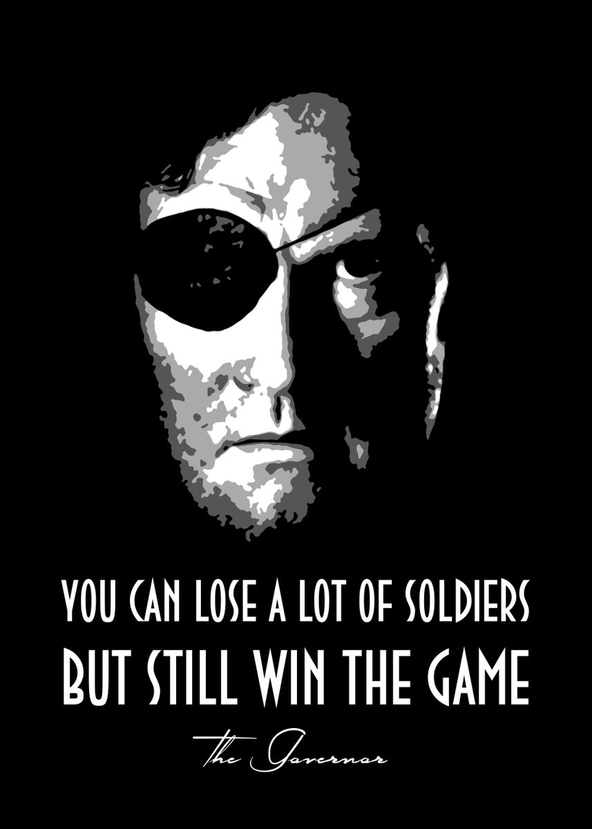 'The Governor' Poster, picture, metal print, paint by BB Design | Displate