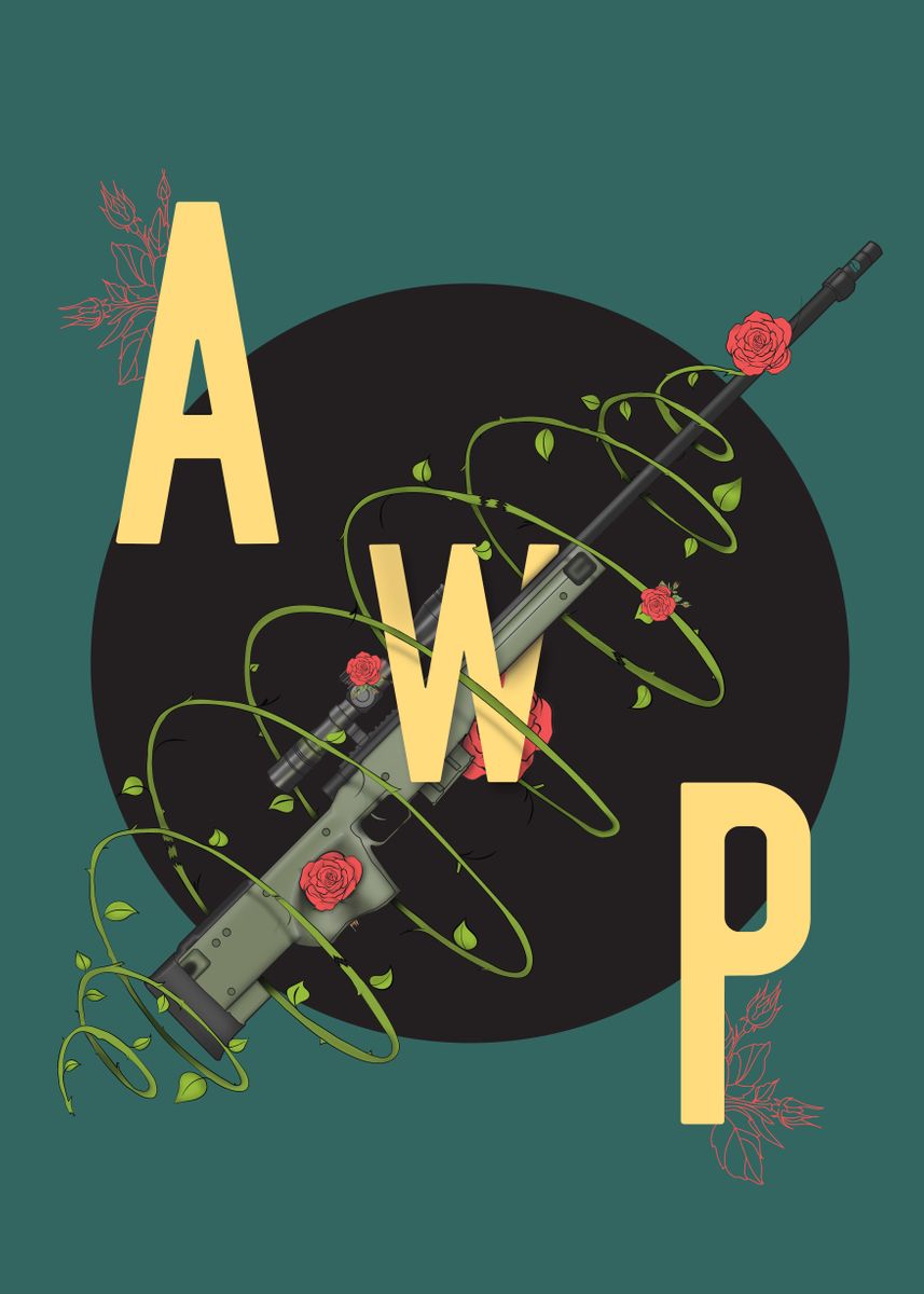 'AWP' Poster, picture, metal print, paint by From the Basement | Displate
