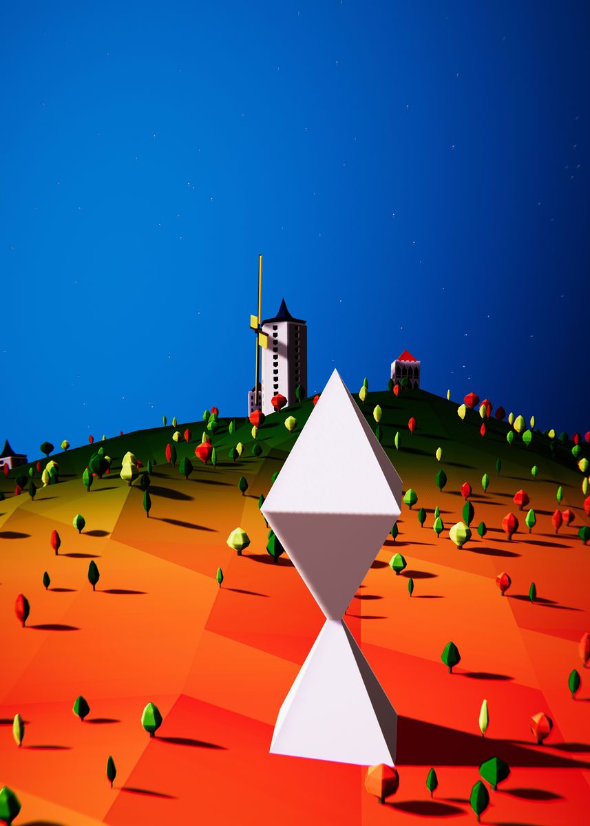 'Horizon Line' Poster by Jorge Reyna Tamez | Displate