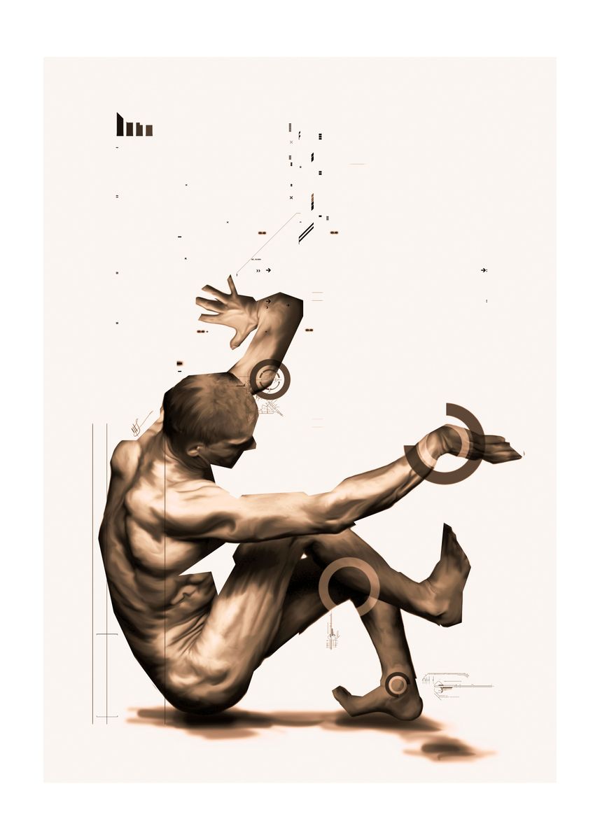 'numen IAM1' Poster, picture, metal print, paint by Panagiotis Petrou ...