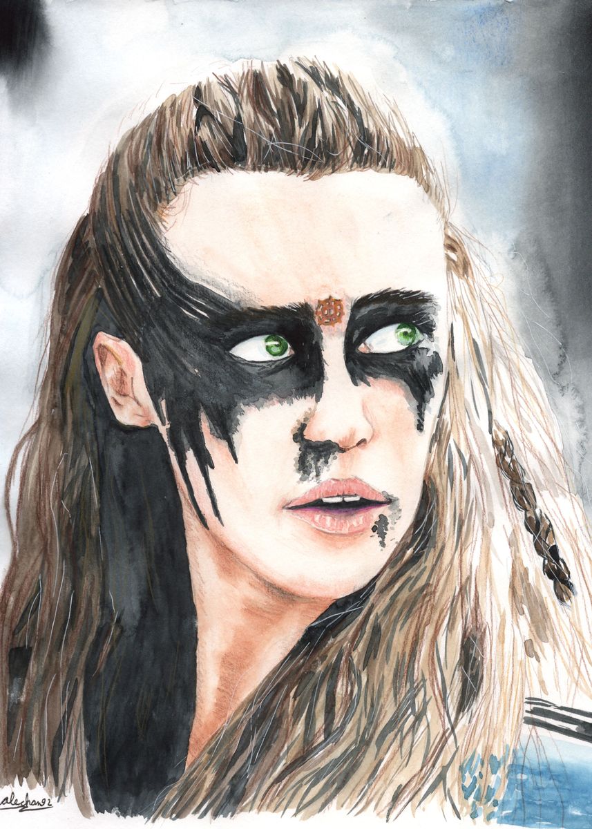'Heda The 100' Poster, picture, metal print, paint by Alexandra-Elena ...