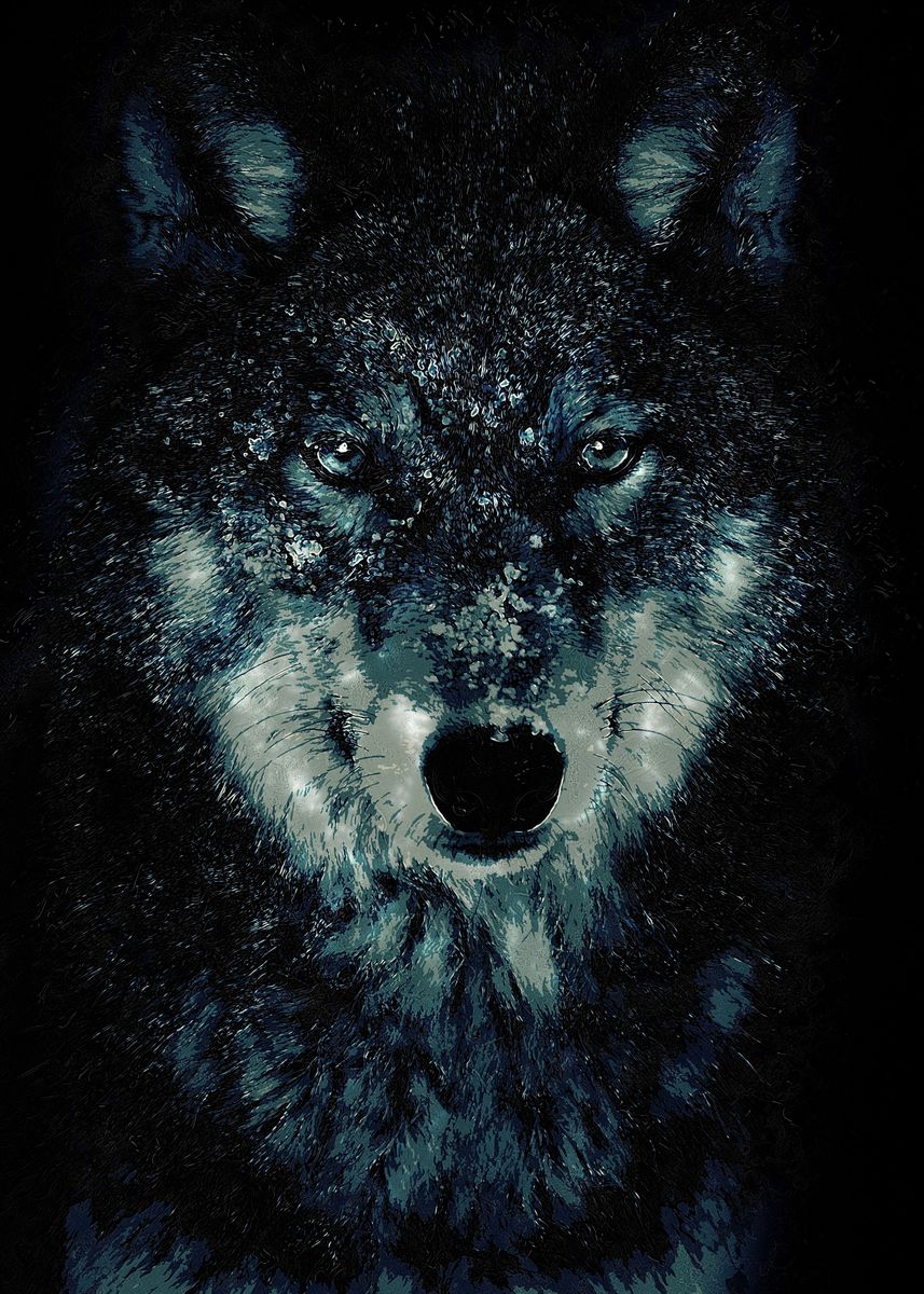 'Wolf 7' Poster by VM Designs | Displate