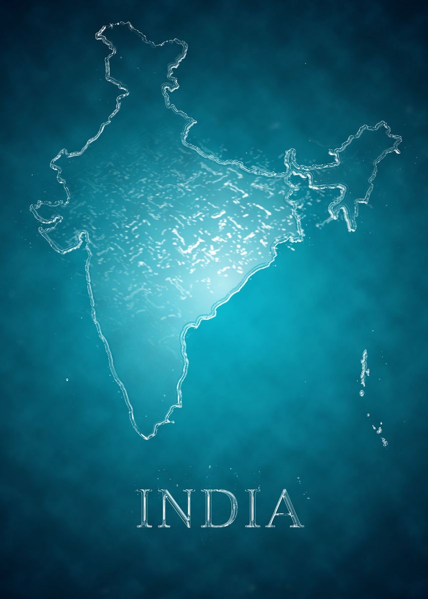 'India' Poster by Jesper Hvilsted | Displate