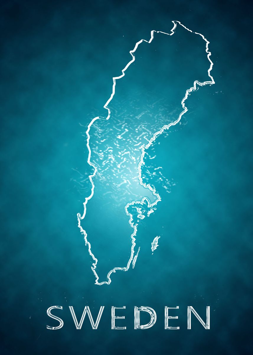 'Sweden' Poster by Jesper Hvilsted | Displate