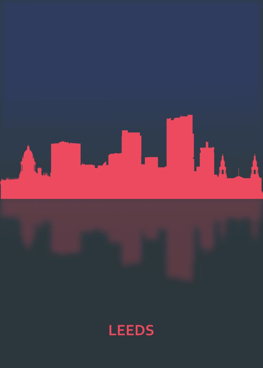 'Leeds' Poster by Alexandros Iosifidis | Displate