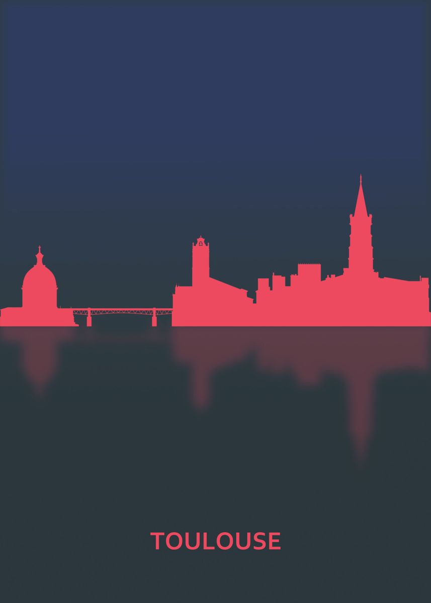 'Toulouse' Poster, picture, metal print, paint by Alexandros Iosifidis ...