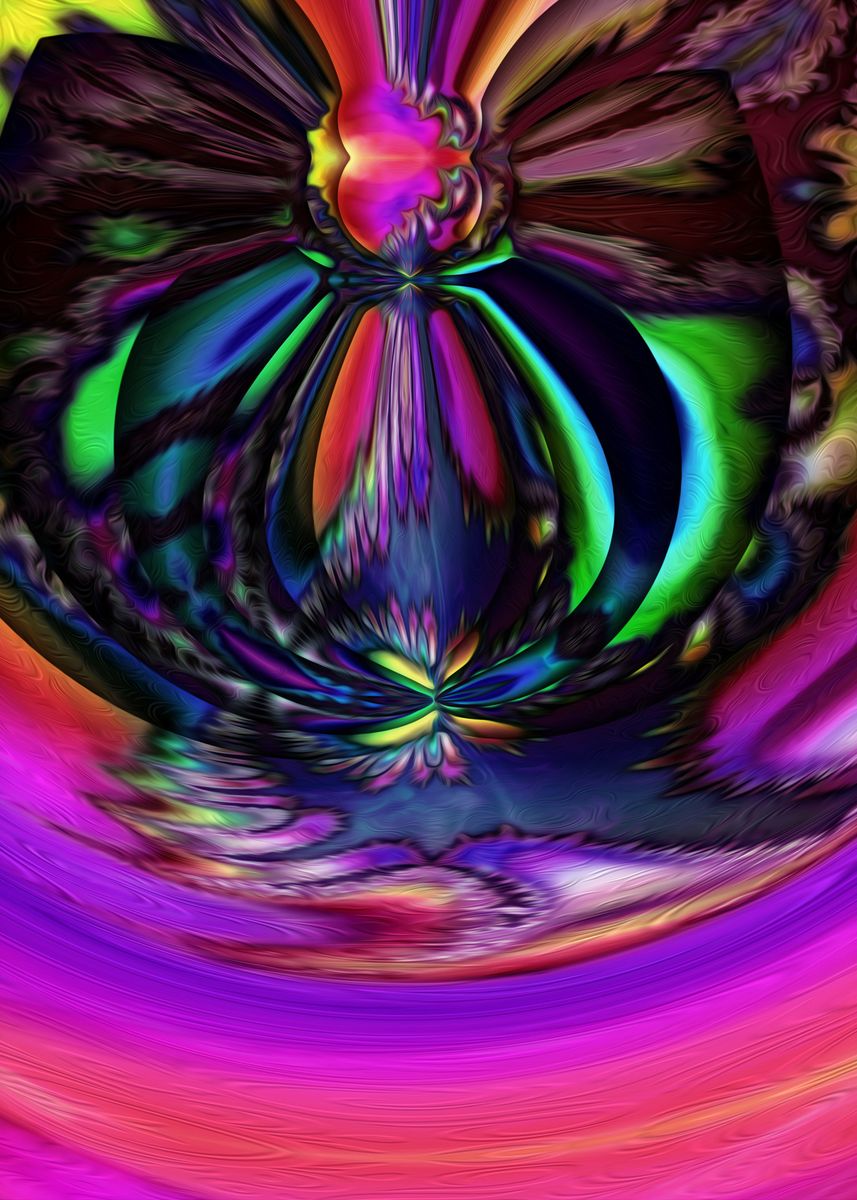 'Spring Fractal 13' Poster by oOoPhanteraoOo oOo | Displate