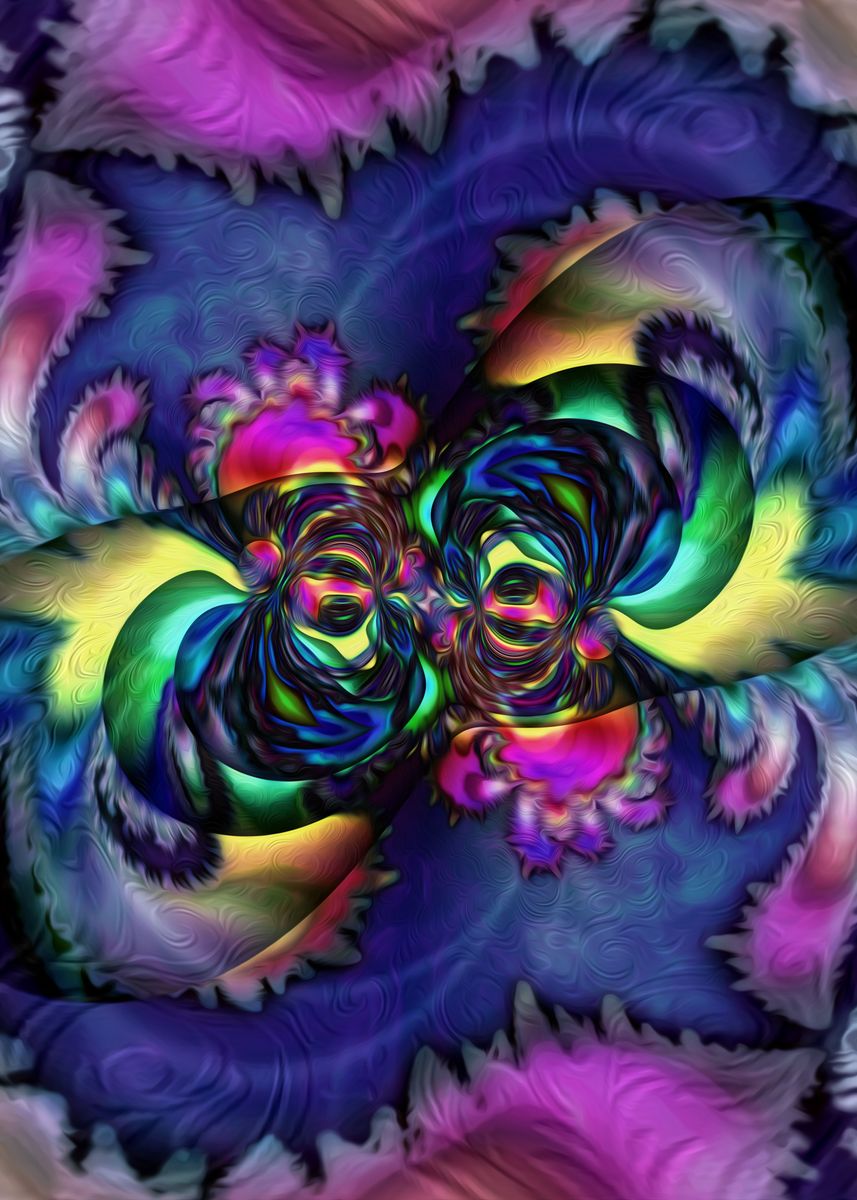 'Spring Fractal 14' Poster by oOoPhanteraoOo oOo | Displate