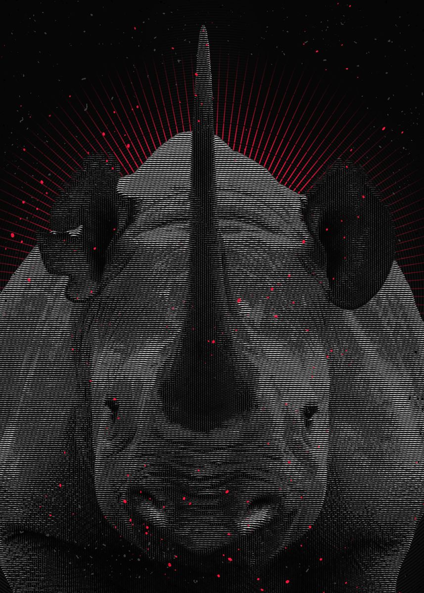 'Javan Rhinoceros' Poster, picture, metal print, paint by Artyst Box ...