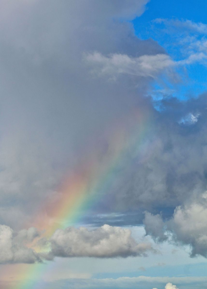'Rainbow Prayers' Poster by Julie Maxwell | Displate