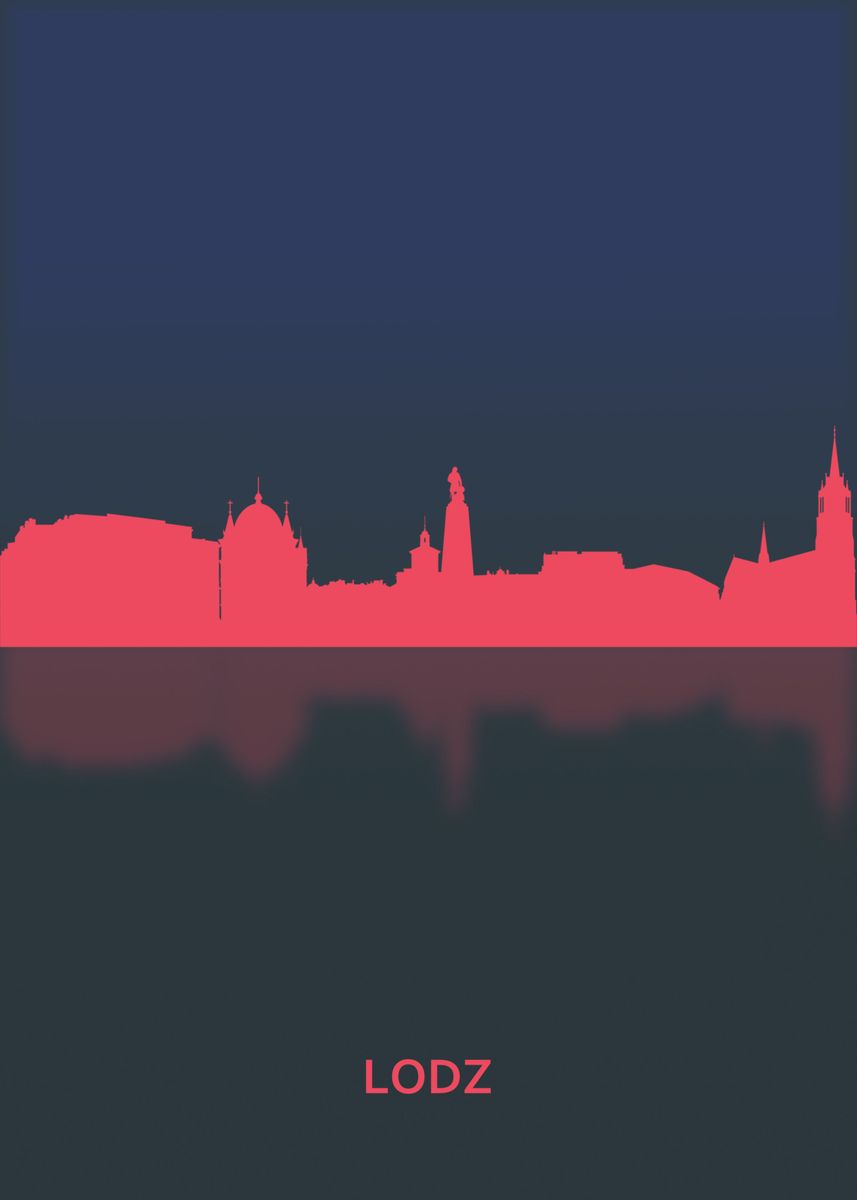 'Lodz' Poster, picture, metal print, paint by Alexandros Iosifidis ...