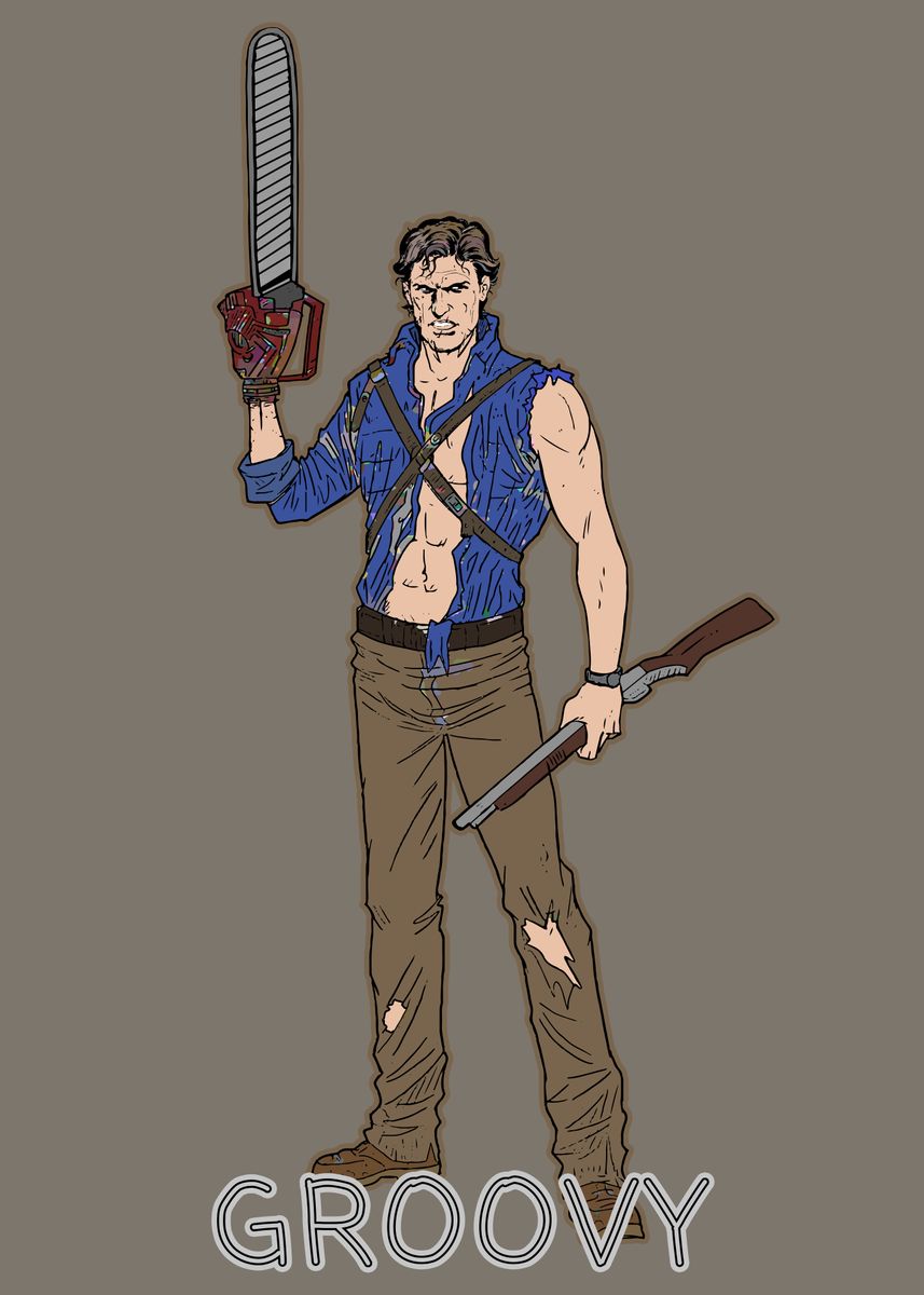 'Groovy' Poster, picture, metal print, paint by Hizo Design | Displate