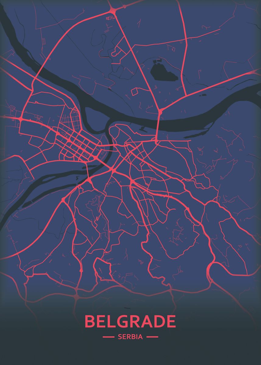 'Belgrade' Poster by Alexandros Iosifidis | Displate