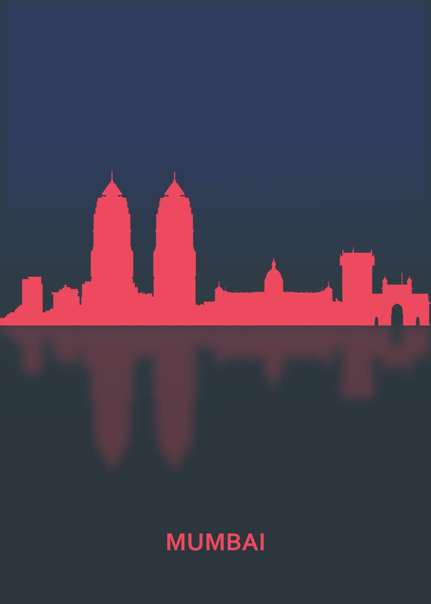 'Mumbai' Poster, picture, metal print, paint by Alexandros Iosifidis ...