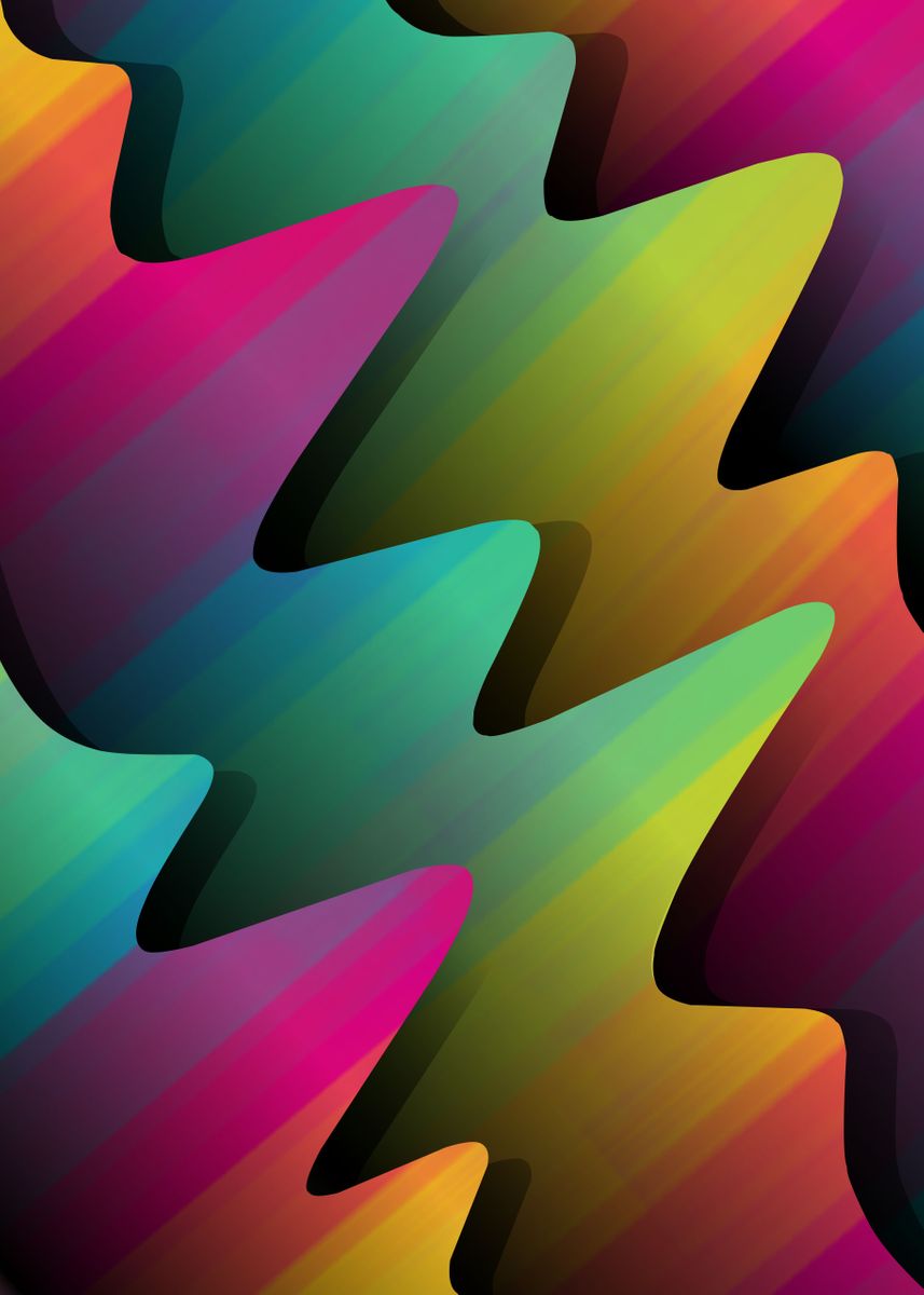 ' Colorful Background' Poster by Akhmad Akhmad | Displate