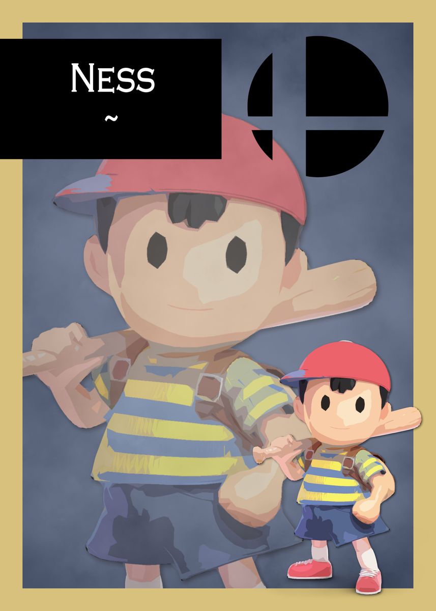 'Earthbound Ness' Poster by Gemini Phoenix | Displate