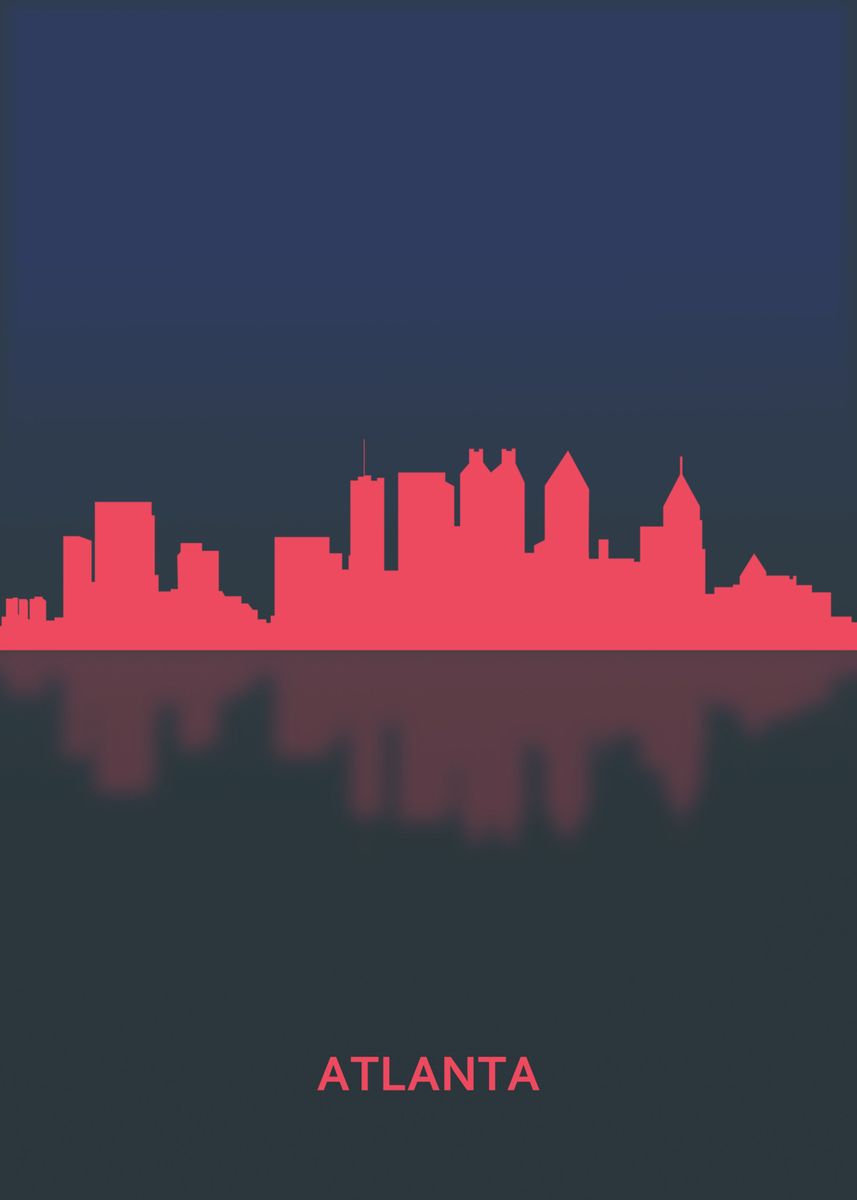 'Atlanta' Poster by Alexandros Iosifidis | Displate