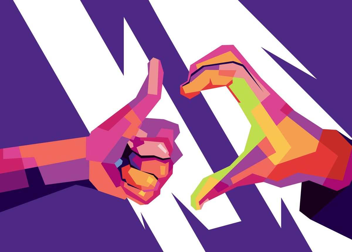 'friendzone symbol' Poster by kristian wijanarko | Displate