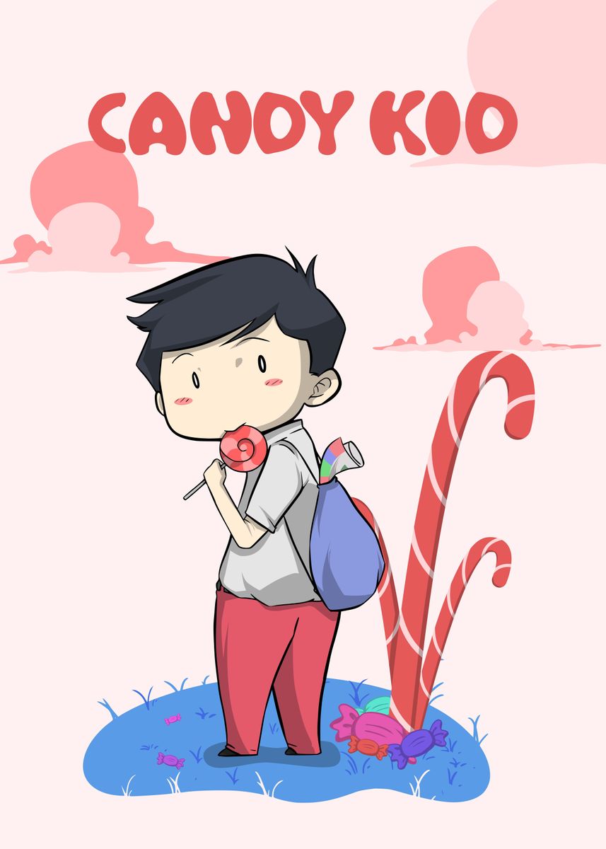 'Candy Kid' Poster by ahfie rofi | Displate