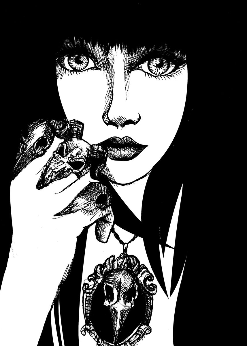 'Morrigan' Poster, picture, metal print, paint by Luis Cedeño | Displate