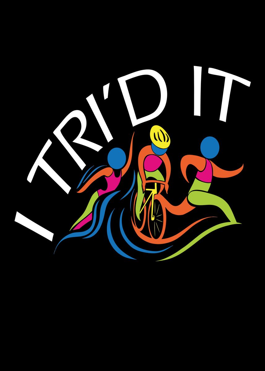 'I Trid It' Poster, picture, metal print, paint by Overstyle Designs ...