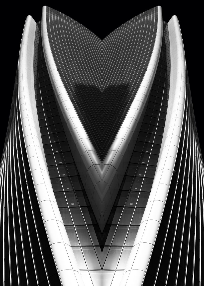 'Mechanical Tail Abstract' Poster by Mirror Mirror | Displate