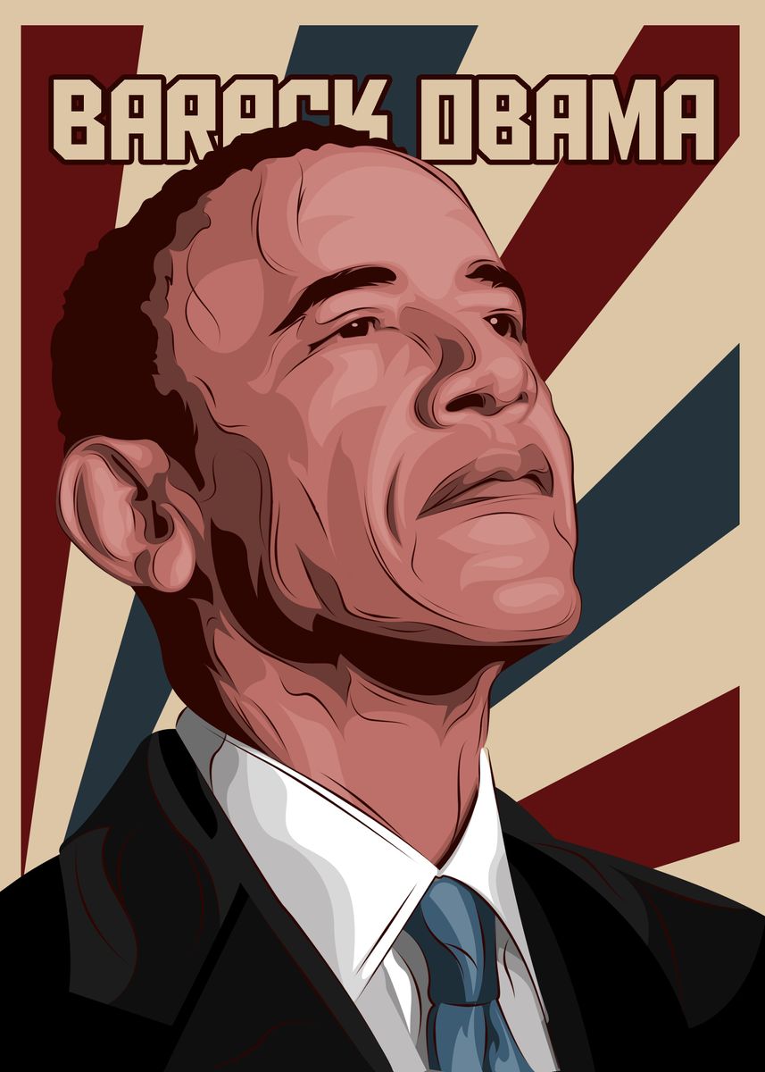 'Barack Obama' Poster, picture, metal print, paint by Eternal Art ...