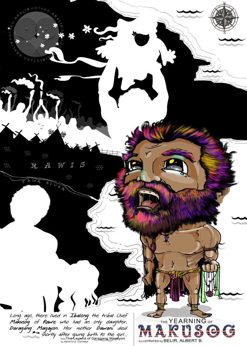 'The Yearning of Makusog' Poster, picture, metal print, paint by Albert ...