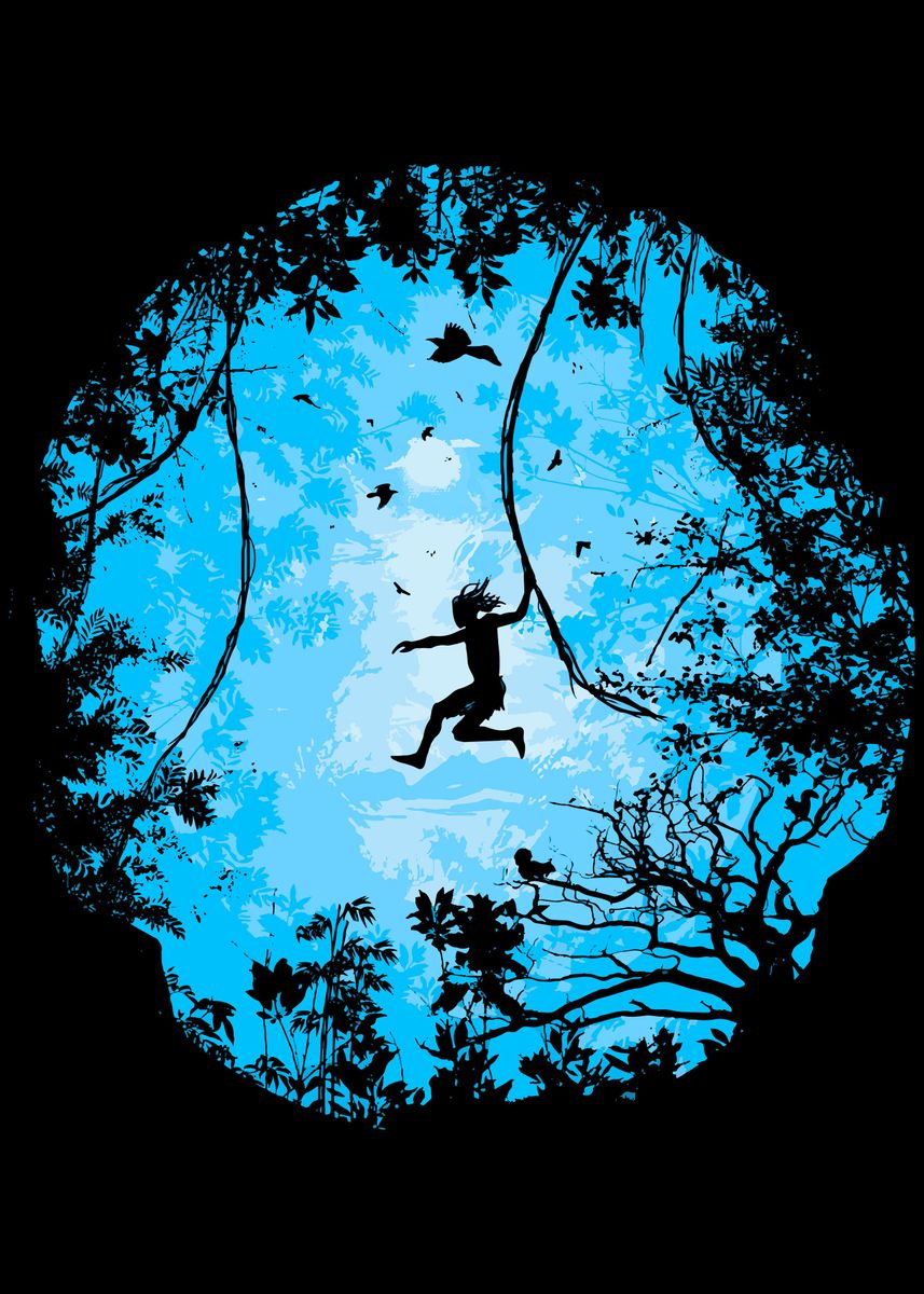 'WILD HUMAN' Poster, picture, metal print, paint by Valentin Lerond ...