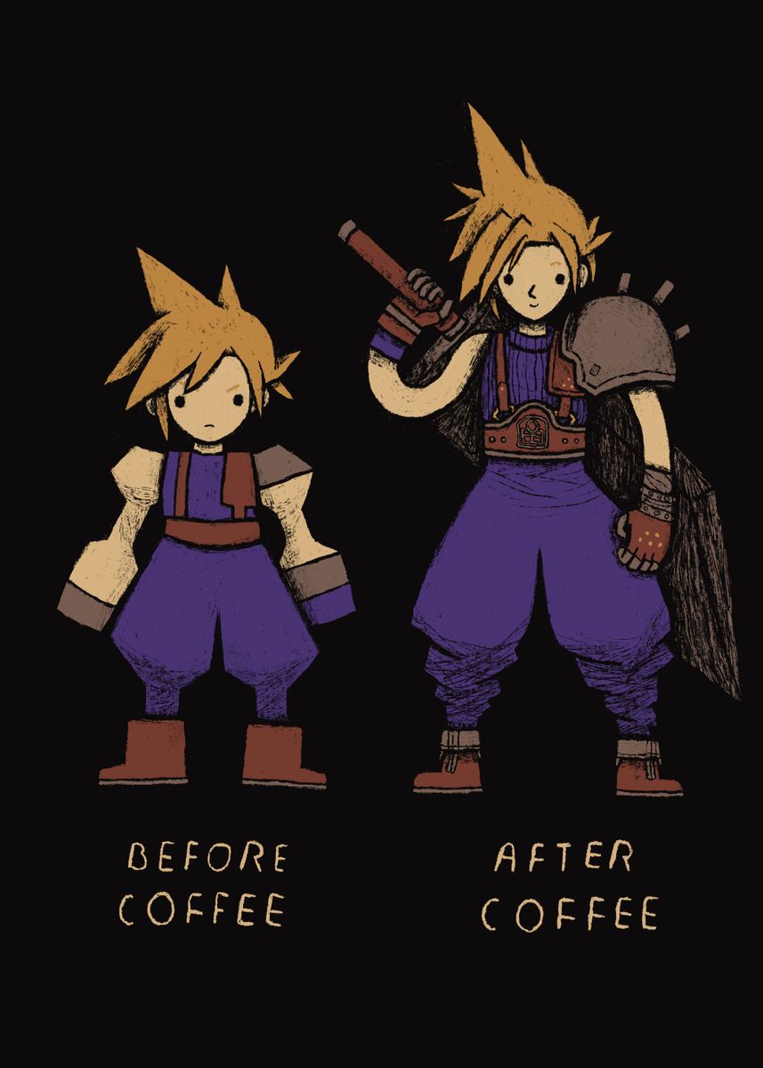 'final coffee 7' Poster, picture, metal print, paint by Louis roskosch ...