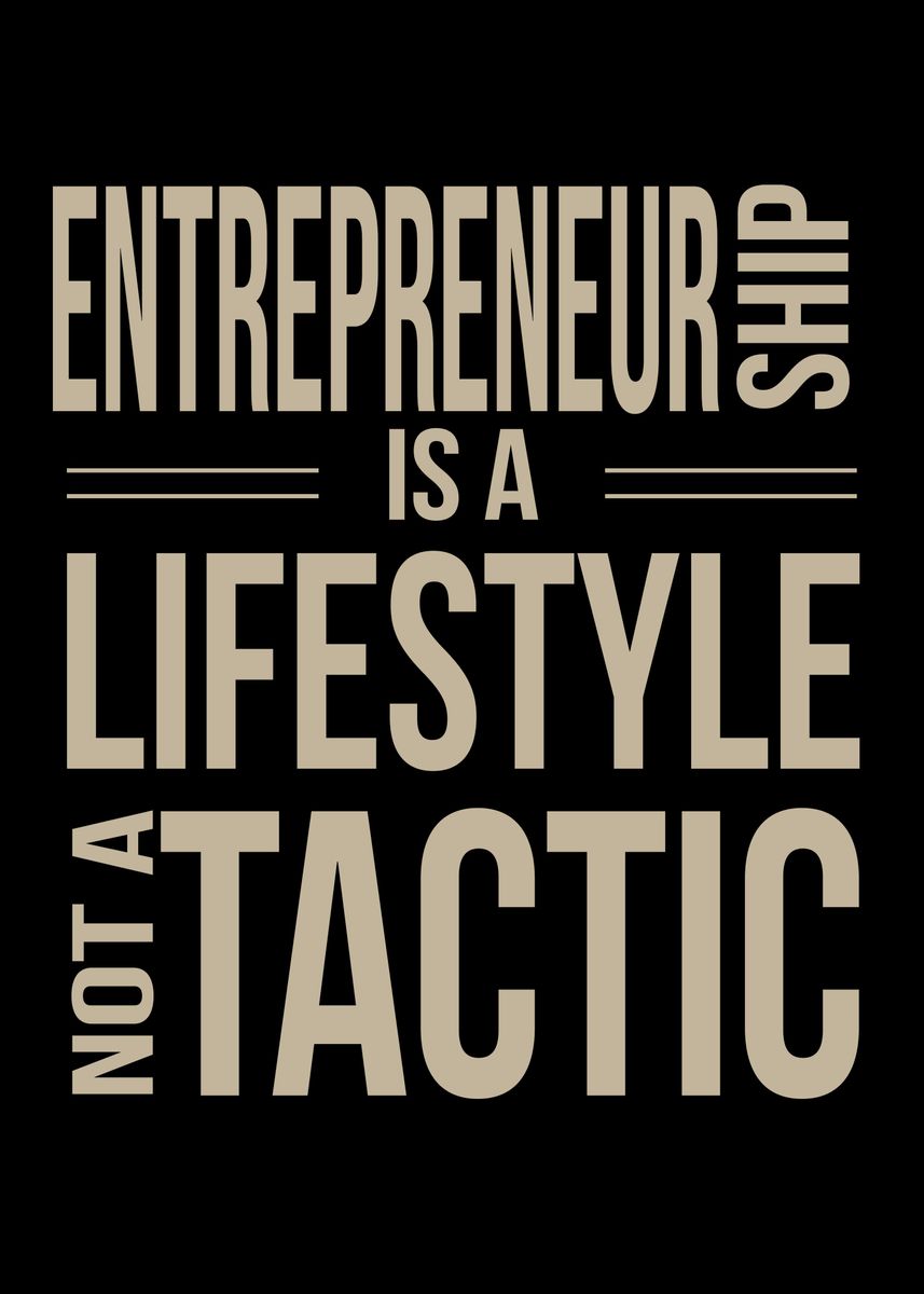 'Entrepreneur ' Poster, picture, metal print, paint by Overstyle ...