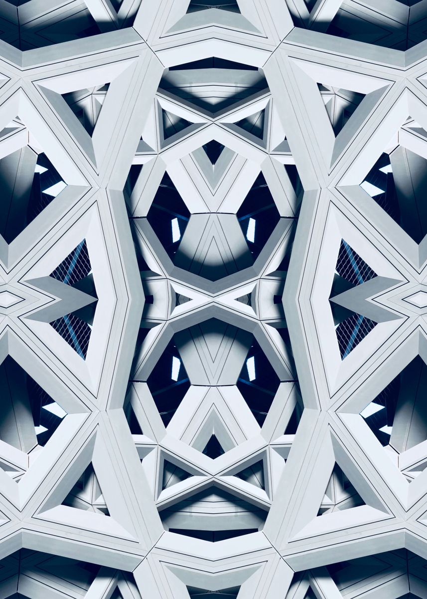 'Collision Abstract' Poster, picture, metal print, paint by Mirror ...