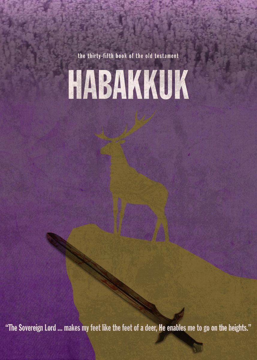 'Habakkuk Book of Bible' Poster by Design Turnpike | Displate