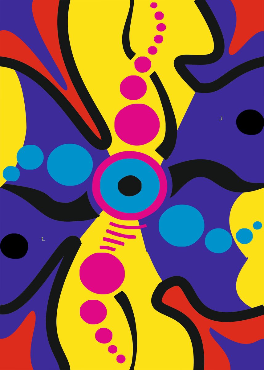 'Arte Cuantico 4b' Poster, picture, metal print, paint by José Alfredo ...