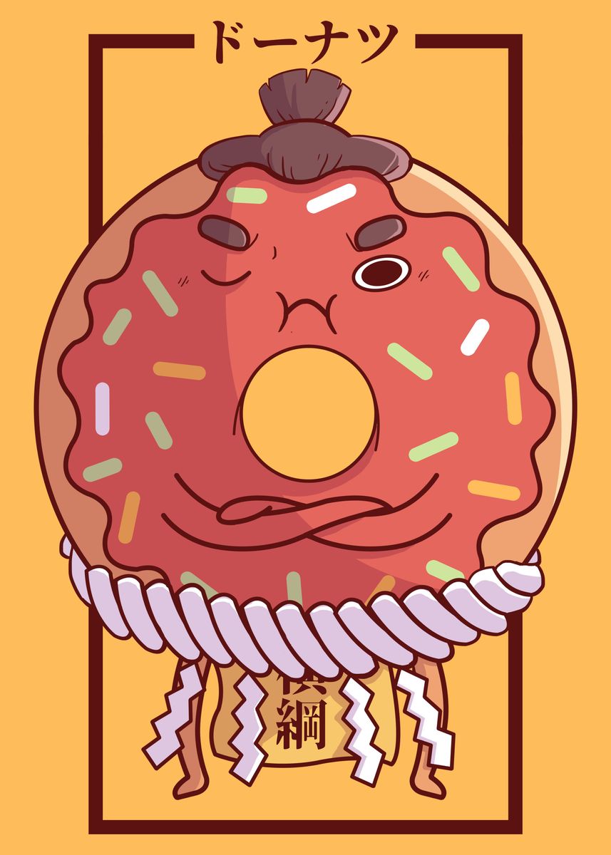 'Yokozuna Donatsu' Poster by Febrian Krisyanda | Displate