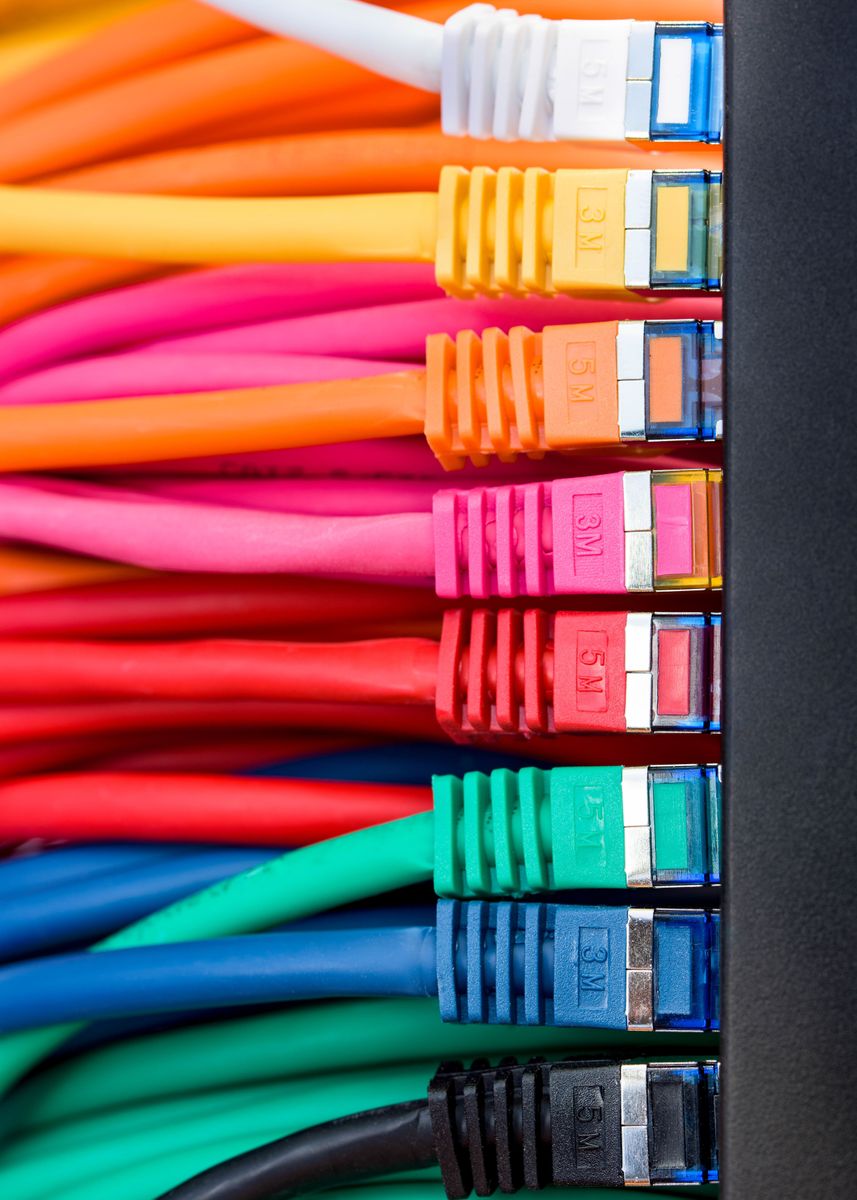 'Network' Poster, picture, metal print, paint by Volker Pape | Displate