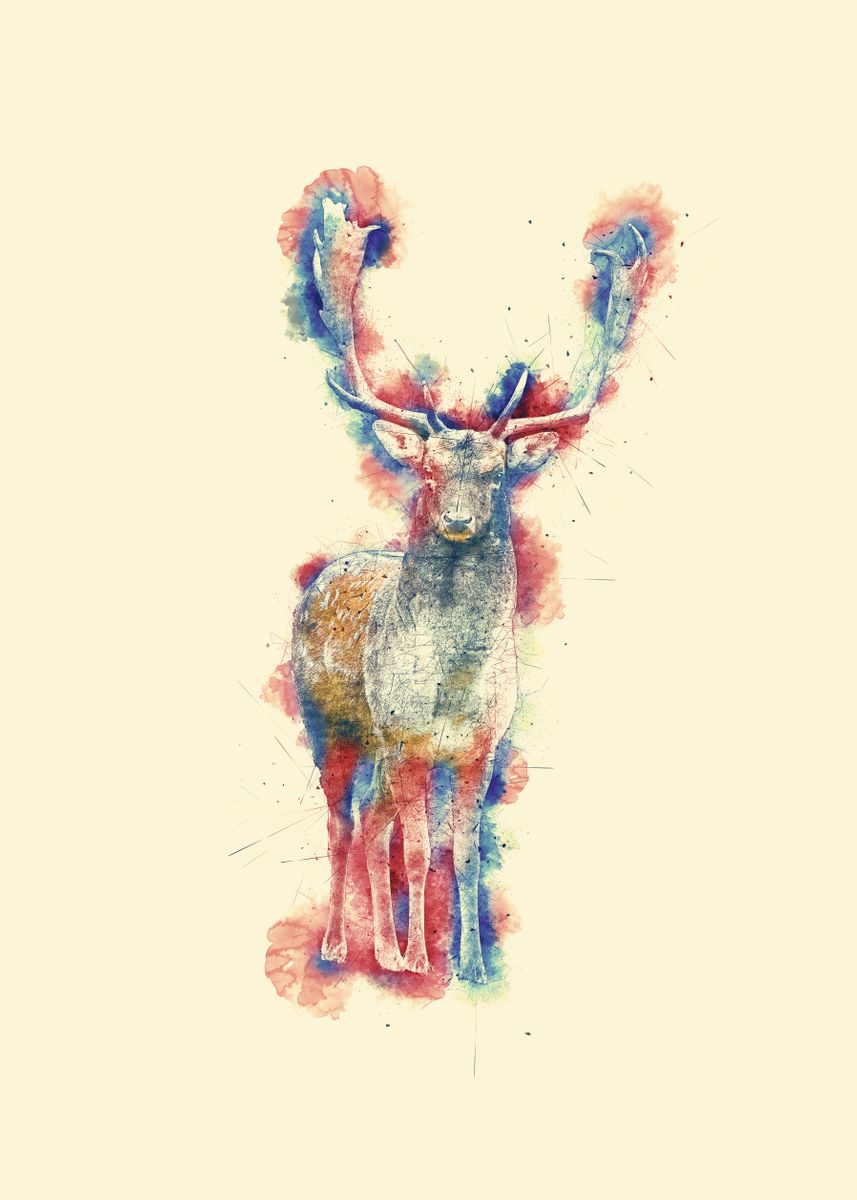 'Dear Watercolour' Poster by 4T4 Design Studio | Displate