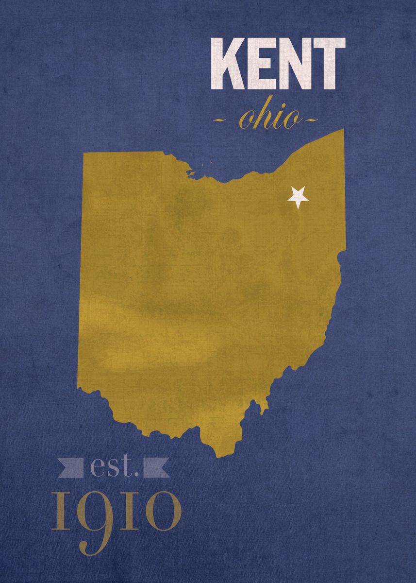 'Kent State University' Poster by Design Turnpike | Displate