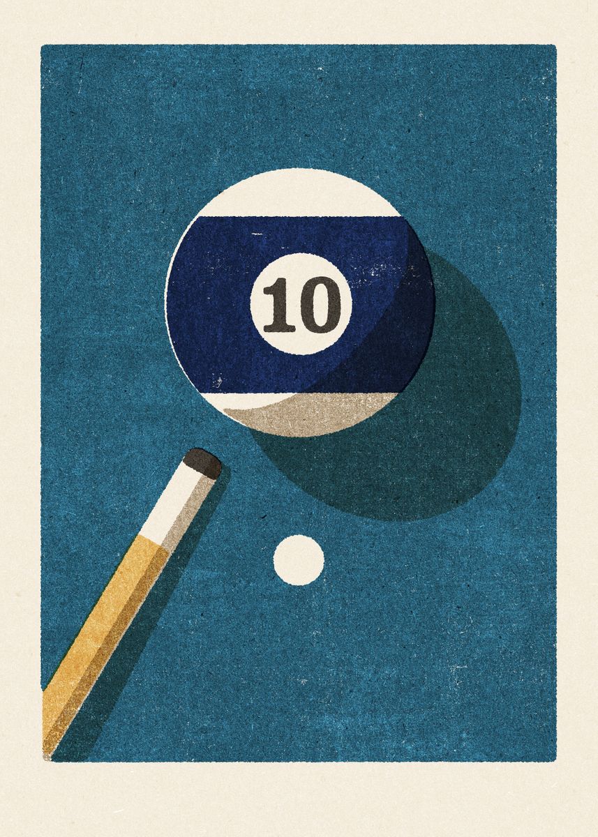 'Ball 10' Poster by Daniel Coulmann | Displate