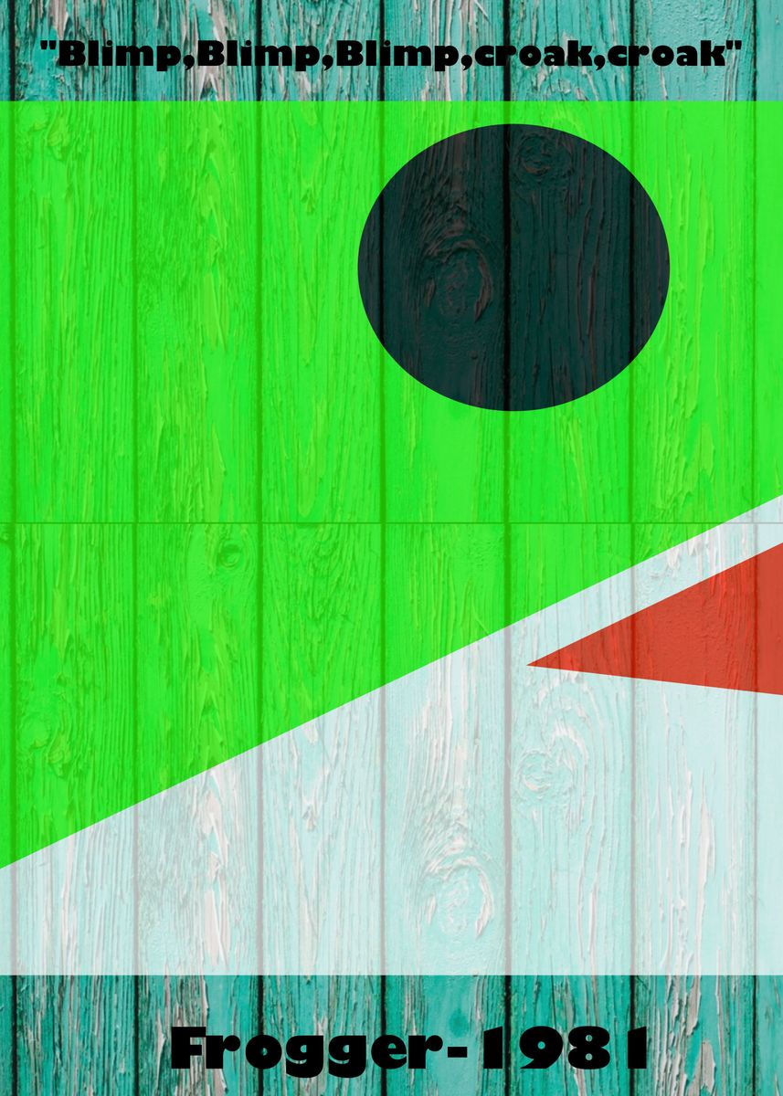 'Frogger' Poster, picture, metal print, paint by Ronan Holdsworth ...