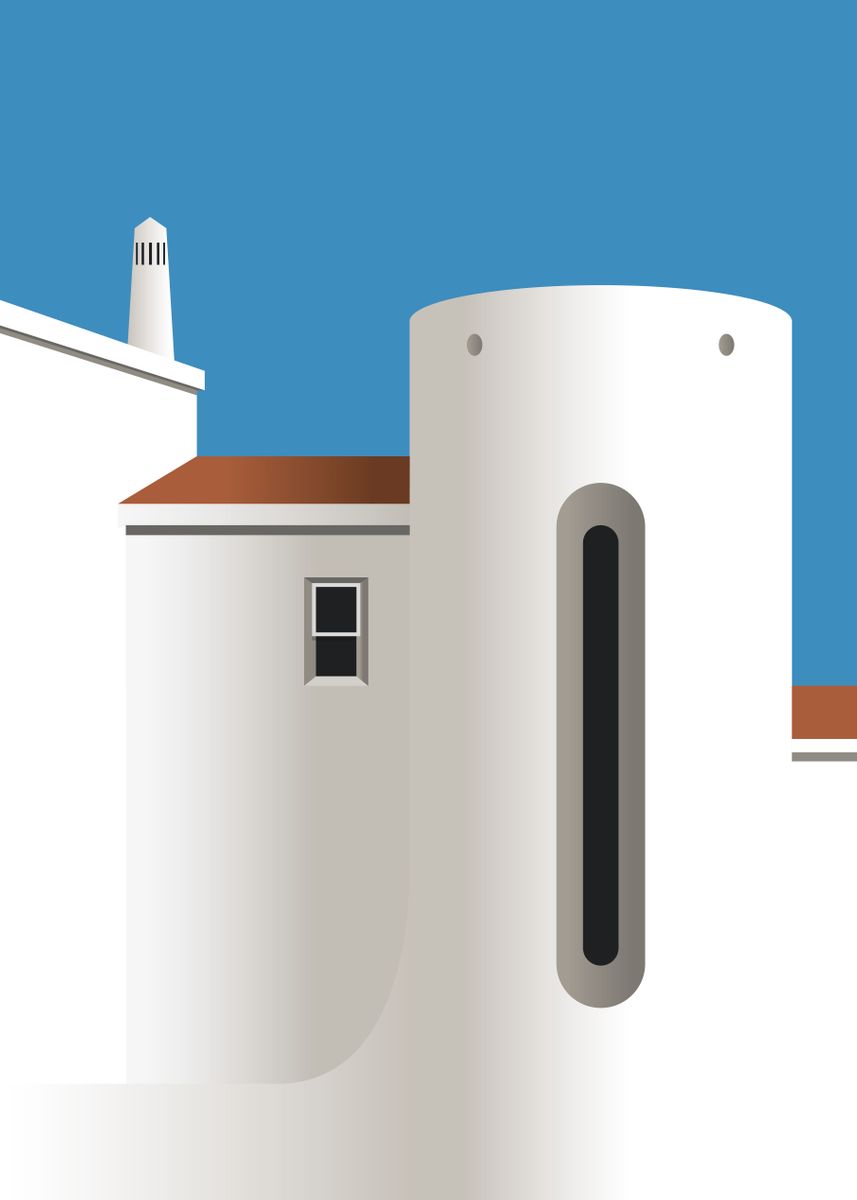 'Summer House' Poster, picture, metal print, paint by Matthew Waring ...